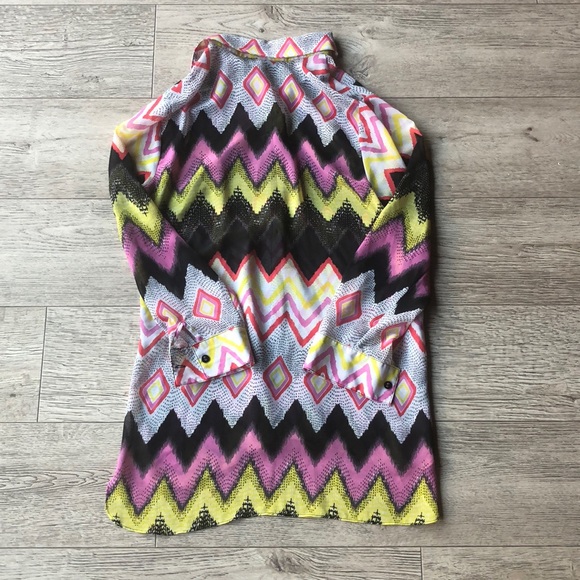 Mishca | Tops | Mishca Multi Colored Blouse | Poshmark